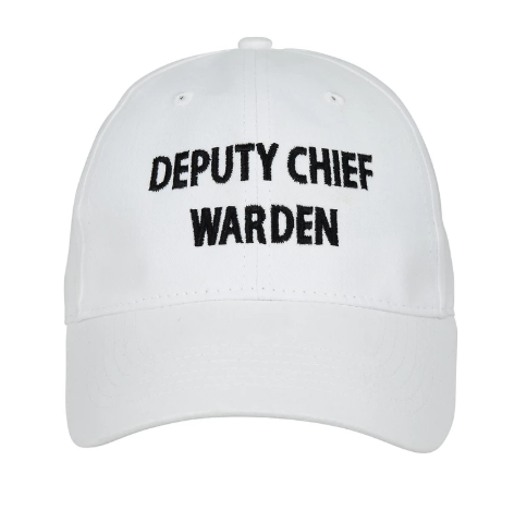 White Deputy Chief Warden Cap – BounceReadiness