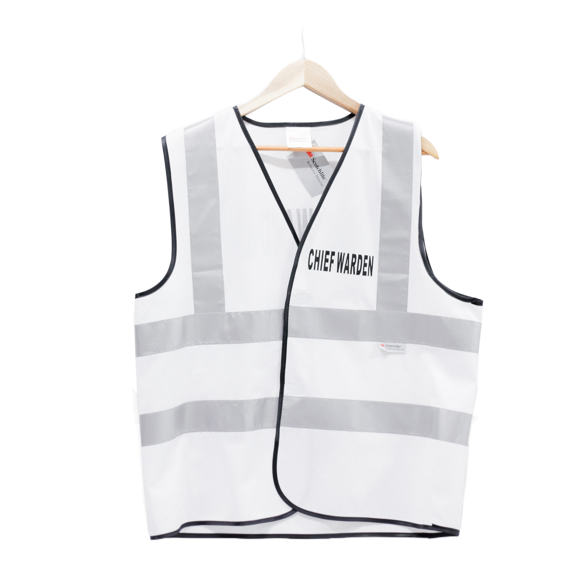 White Chief Warden Emergency Vest – BounceReadiness